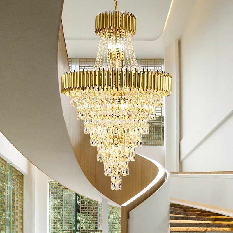 Large Foyer Crystal Chandeliers - Grand & Elegant Lighting – ATY Home Decor
