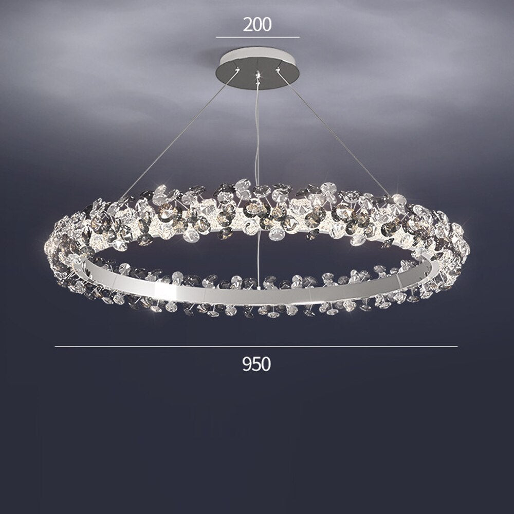 Luxury Crystal LED Chandelier – Modern Hanging Design – Foyer – Dinnin – ATY Home Decor