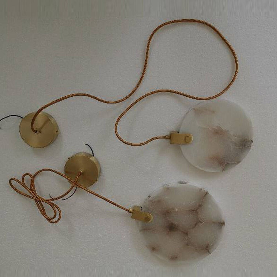 Modern Marble LED Chandelier Lamp Long Staircase Chandeliers Pendant L ...