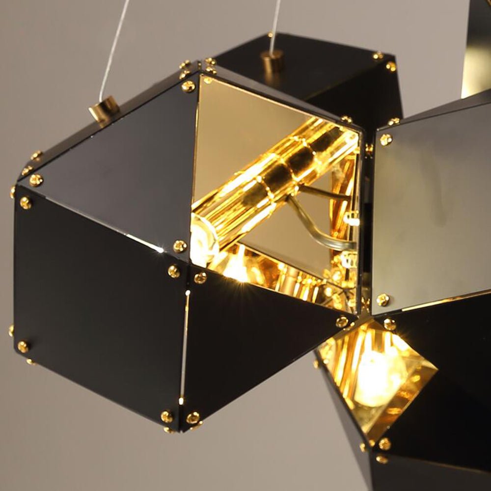 Modern Metal Creative Pendant Light for Living Room Dining Room Circul ...