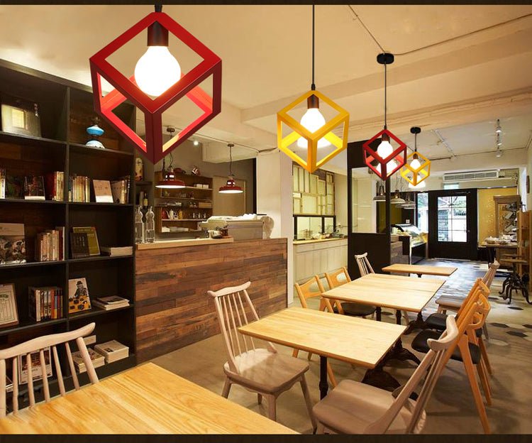 Modern Colorful Frame LED Kitchen Light Lamp Kitchen Island – ATY Home ...