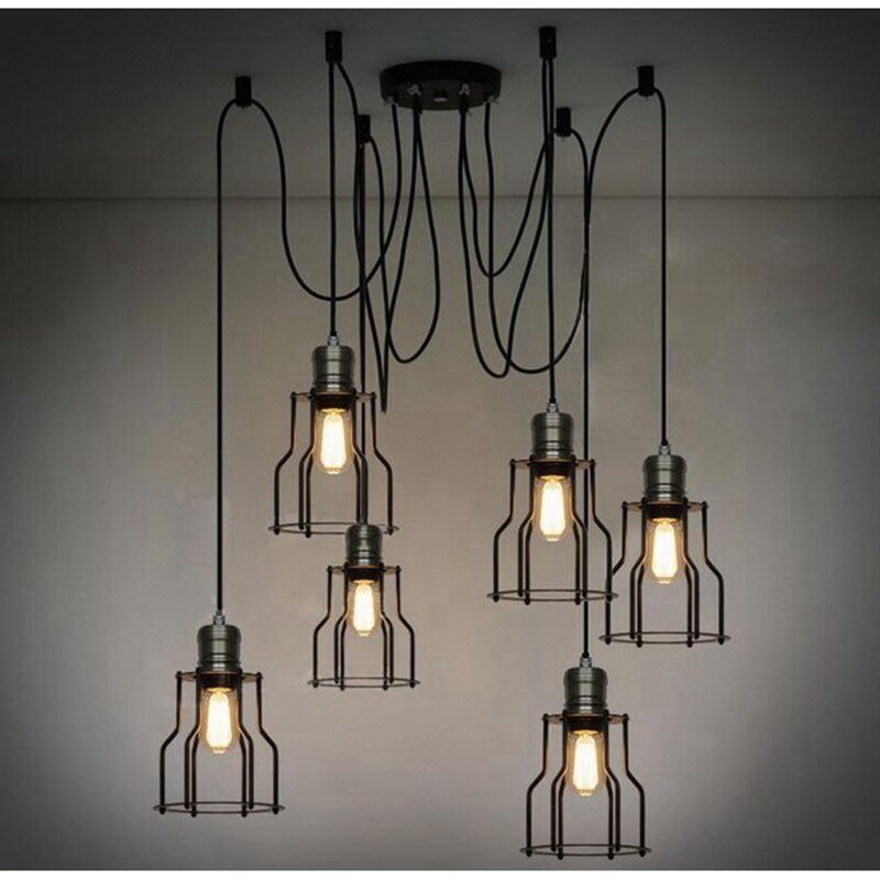 Vintage Industrial Retro Pendant Lights For Kitchen Island – ATY Home Decor